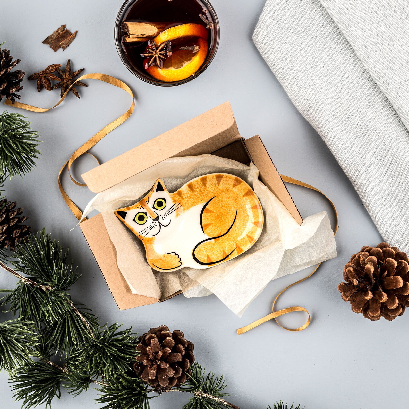 Handmade Ceramic Cat Trinket Dish. Designed in the UK by - Etsy