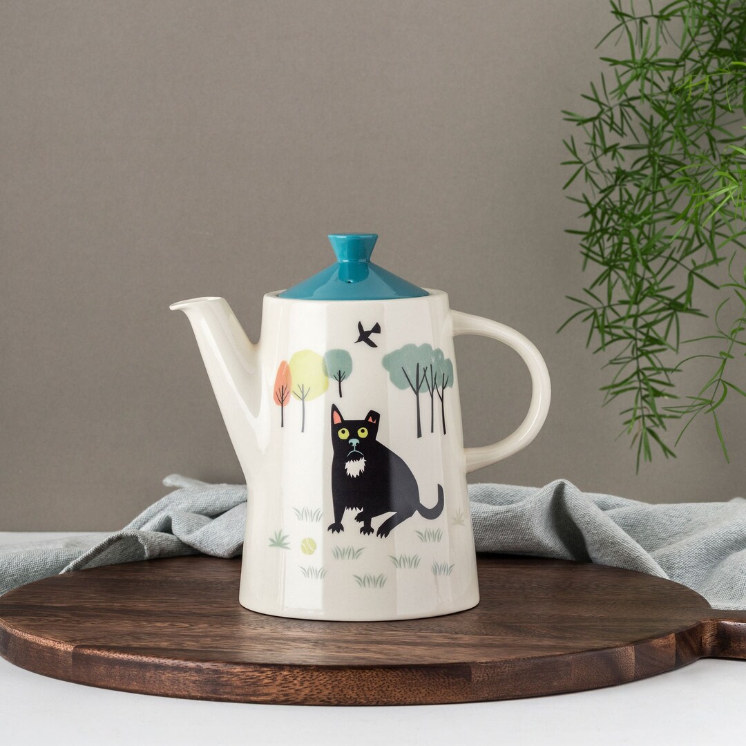 Handmade Ceramic Dog Teapot, UK Design, Dog Lover Gift - Etsy