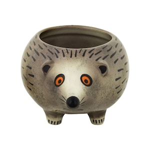 Handmade Ceramic Hedgehog Planter by Hannah Turner, Pottery Hedgehog ...