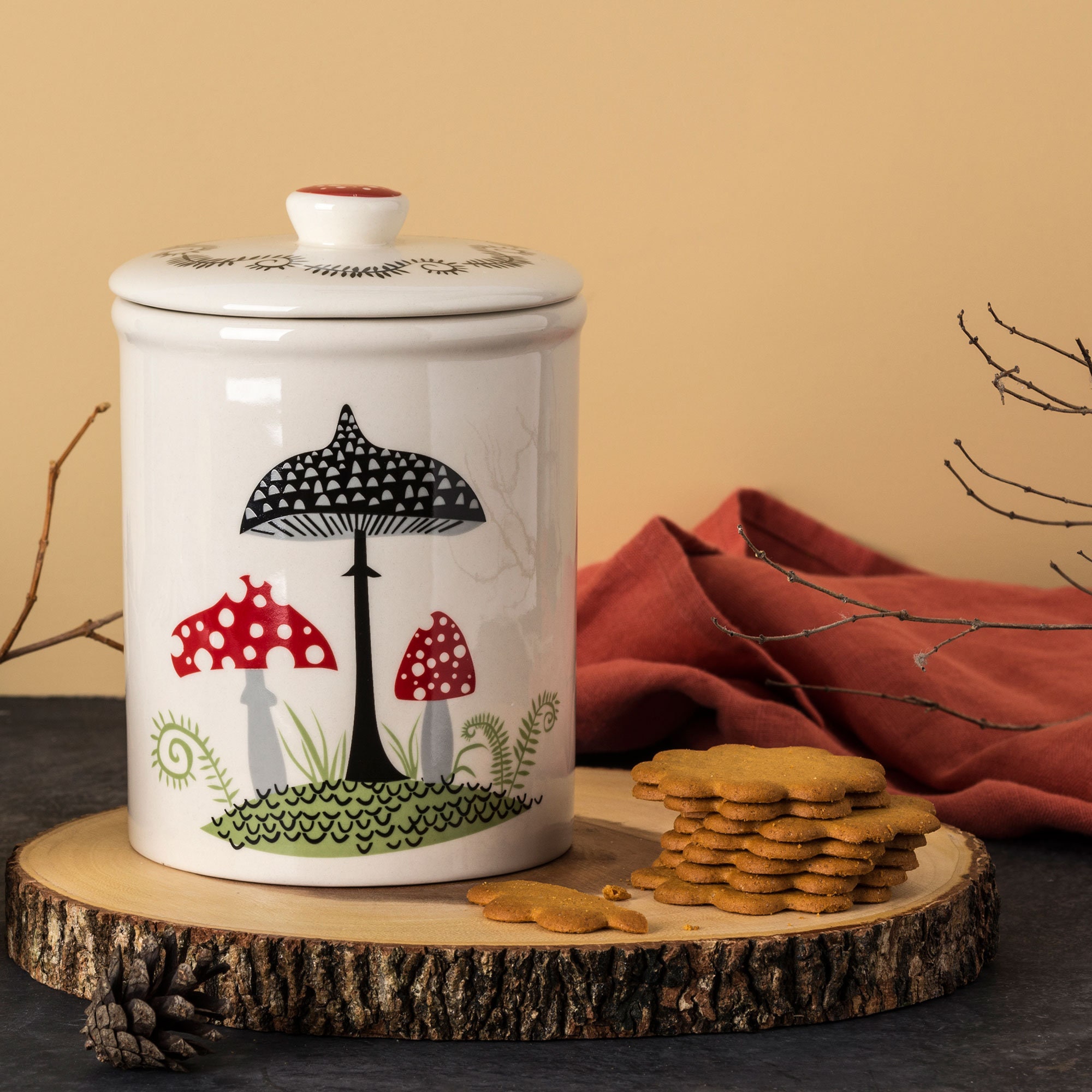 Handmade Ceramic Cookie Jar - Etsy