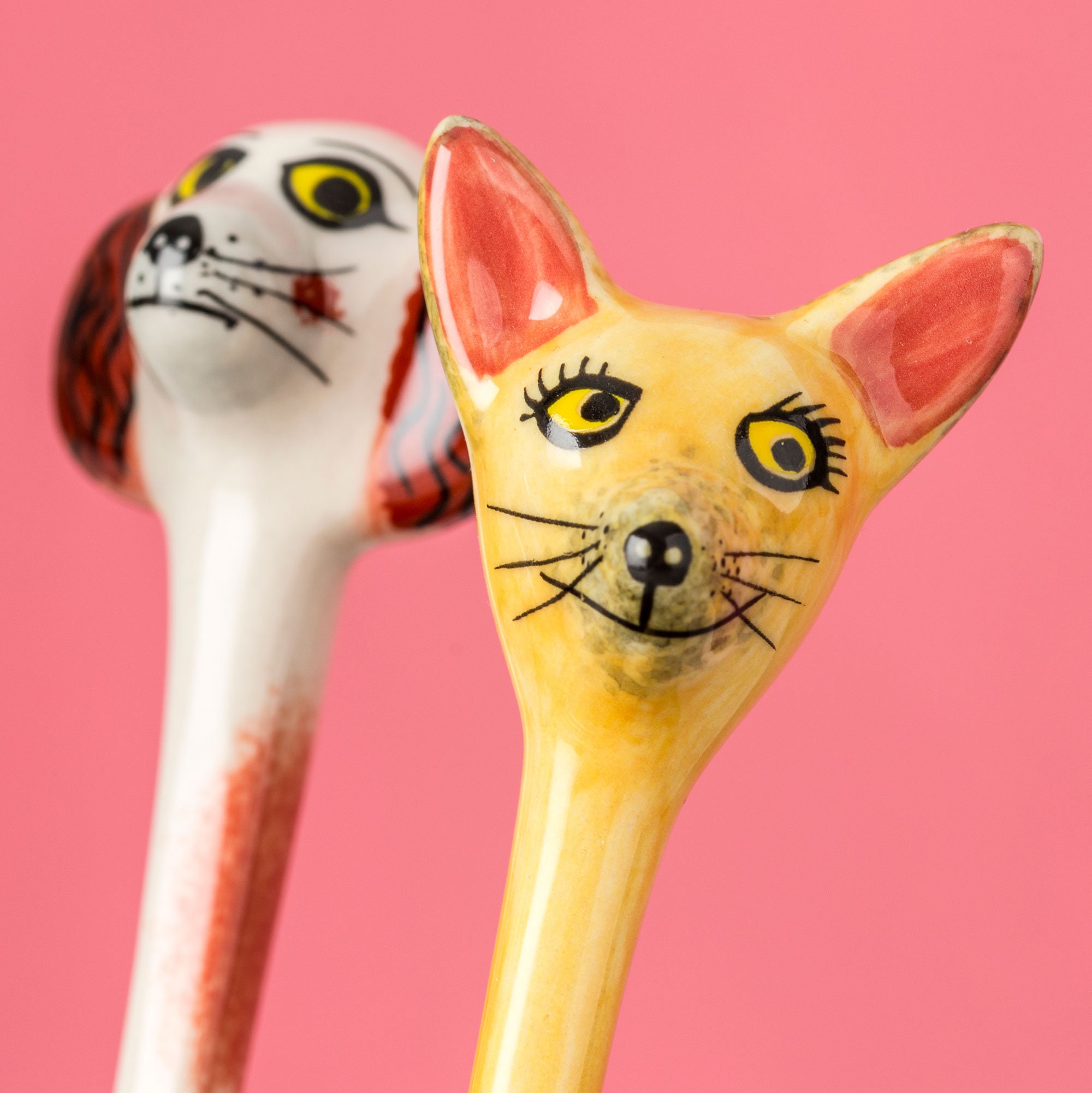 Handmade Ceramic Dog Spoons Designed by Hannah Turner Fun - Etsy UK