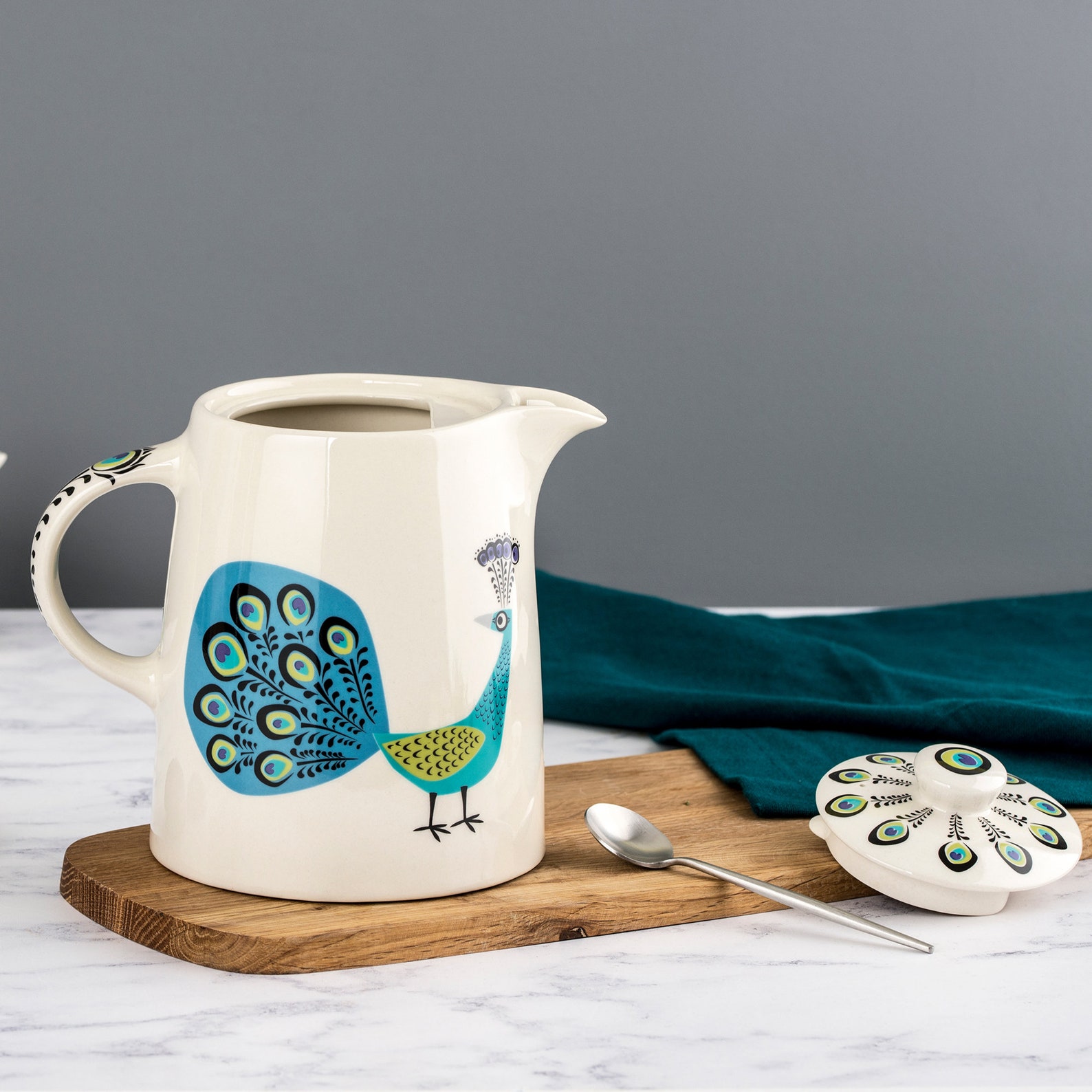 Handmade Ceramic Peacock Teapot Designed in the UK by Hannah - Etsy UK