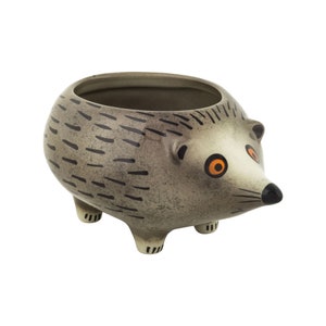 Handmade Ceramic Hedgehog Planter by Hannah Turner, Pottery Hedgehog ...