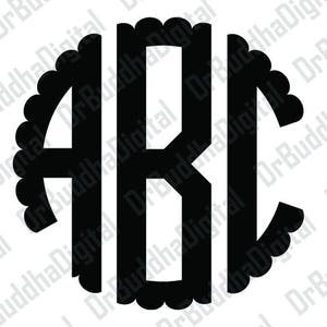 Monogram dxf file | Etsy