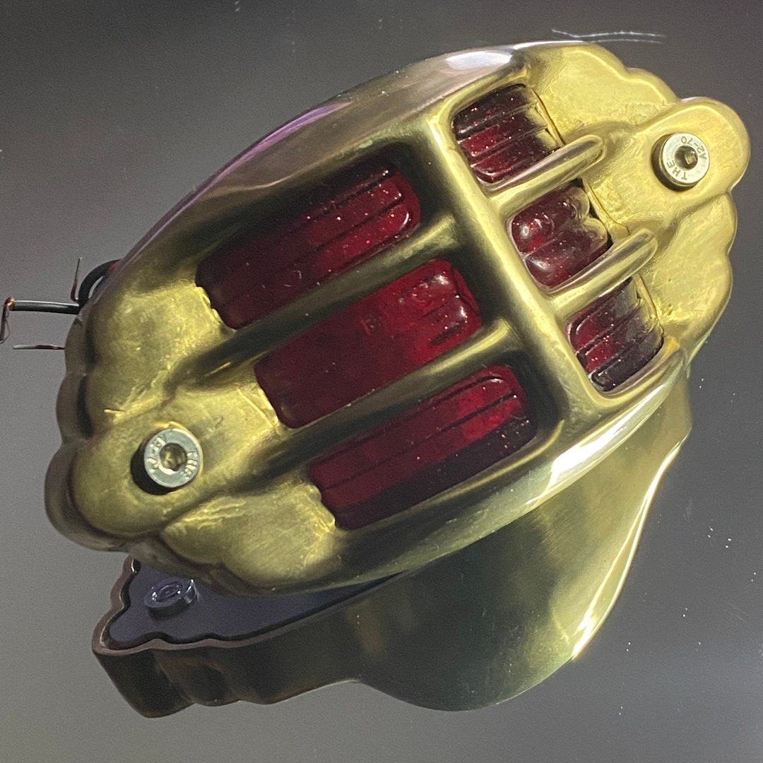 ELECTROLINE - NORJAY N5 (1940) Repro BRASS Intage Tail Light Custom ...