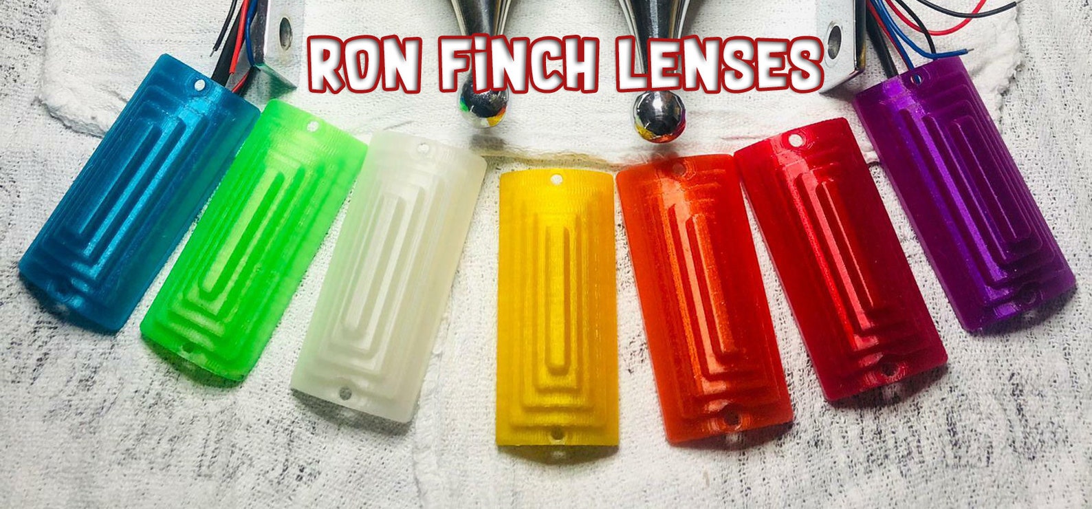 Replacement Lenses for RON FINCH Pawn Light **chopper Bobber ...