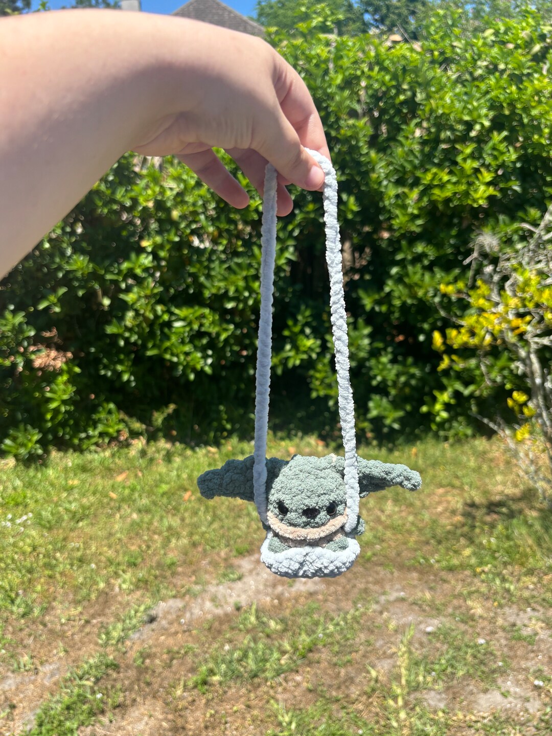 Crochet Grogu Car Hanger - Etsy