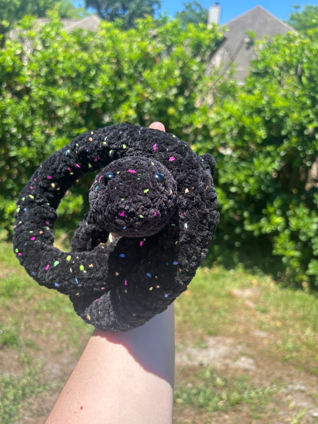 Crochet Snake neon Sprinkle - Etsy