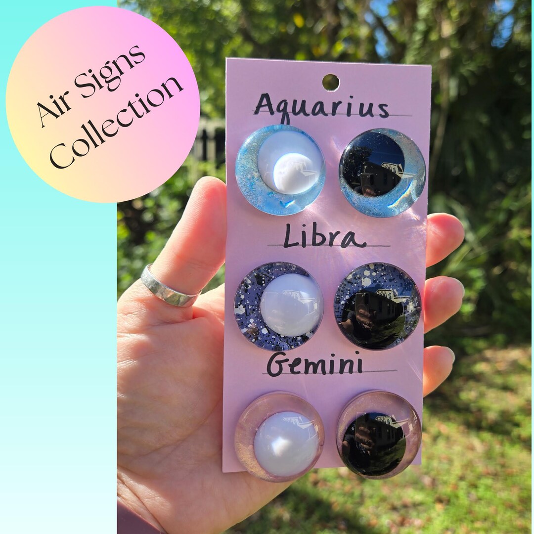 Hand-painted Safety Eyes: Amigurumi Plushie Eyes - Zodiac Collection ...
