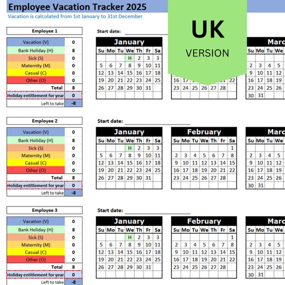 Plantilla vacaciones 2026 excel gratis | Portugalessence.com