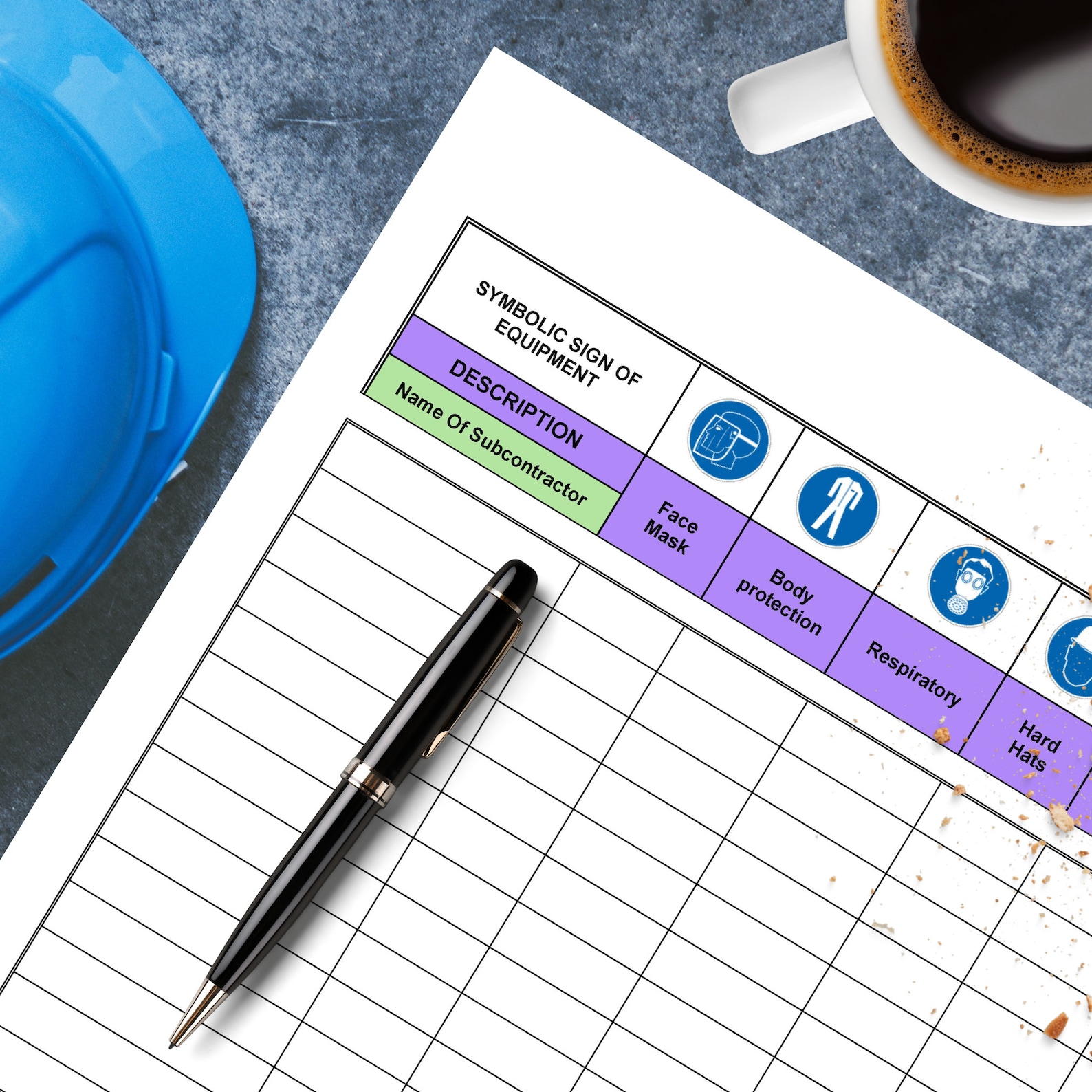 PPE Issue Register - Pdf Download - Etsy