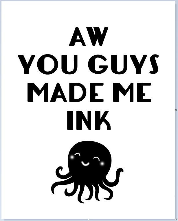 Finding Nemo Octopus You Made Me Ink