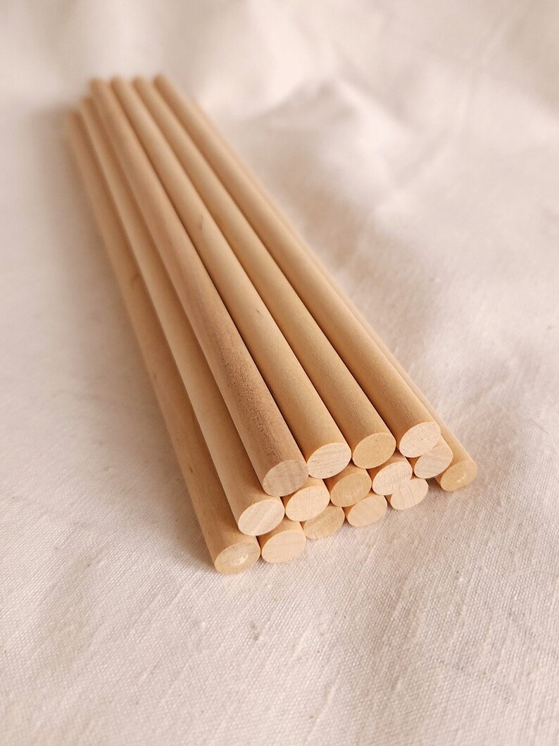 Bulk 1000 Count Birch Wood Dowel Rods 9mm X 10 Inch Wooden - Etsy