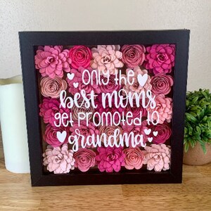 Aunt Mother's Day Gift, Gift for Aunt, Mothers Day Shadow Box, Paper ...