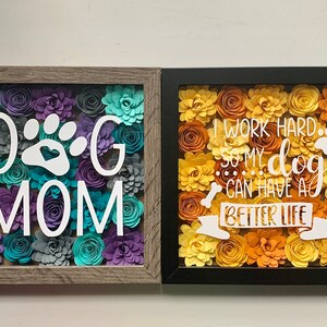 Fur Mom Mothers Day Shadowbox Dog Mom Frame Cat Mom Gift - Etsy