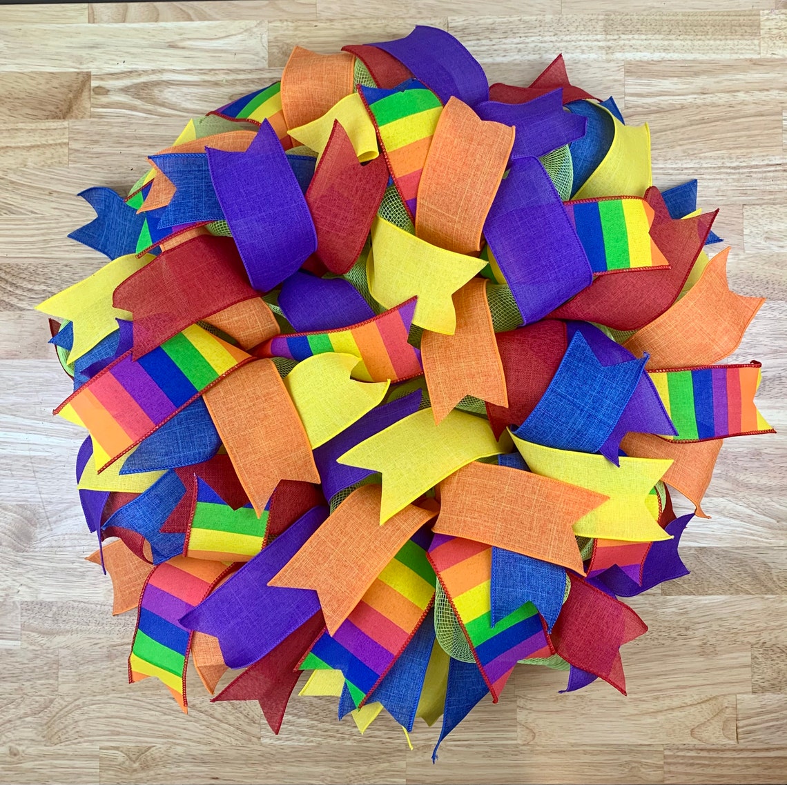 Rainbow Pride Wreath Pride Month Decor LGBTQ Gay Pride - Etsy