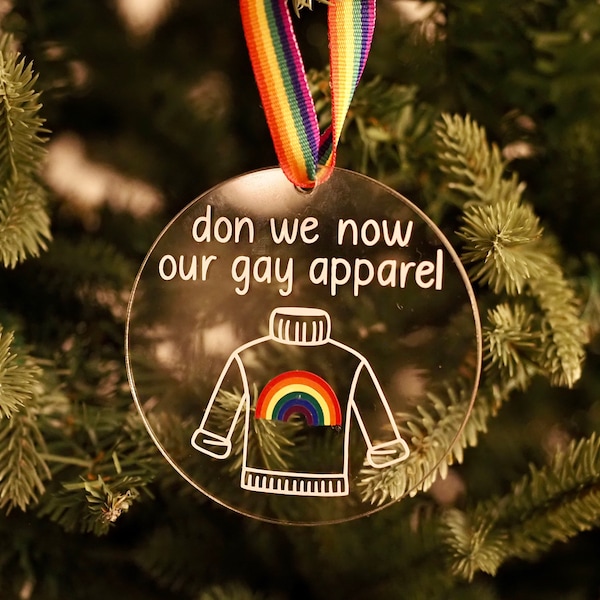 Gay Pride Ornament - Etsy