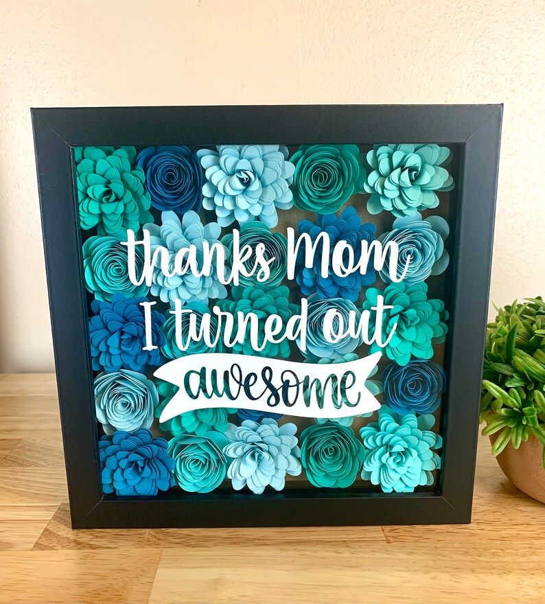 Shadowbox Mother's Day Gift Mother's Day Shadow Box - Etsy