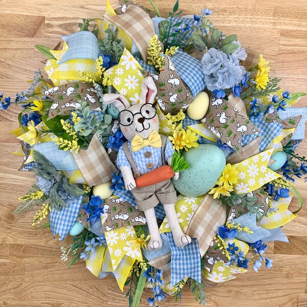 Easter Bunny Wreaths - Etsy
