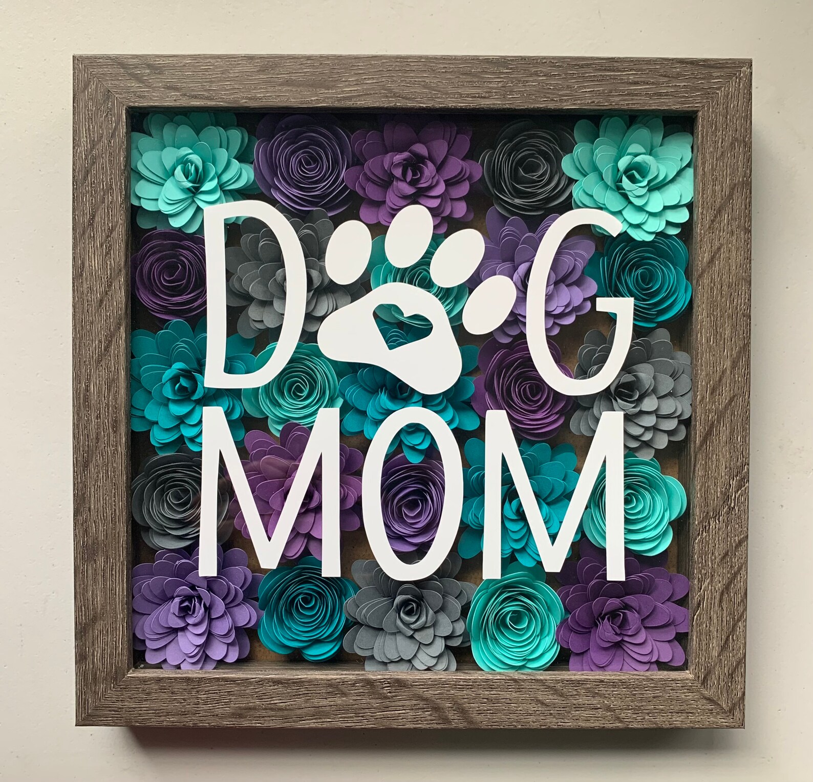 Fur Mom Mothers Day Shadowbox Dog Mom Frame Cat Mom Gift - Etsy