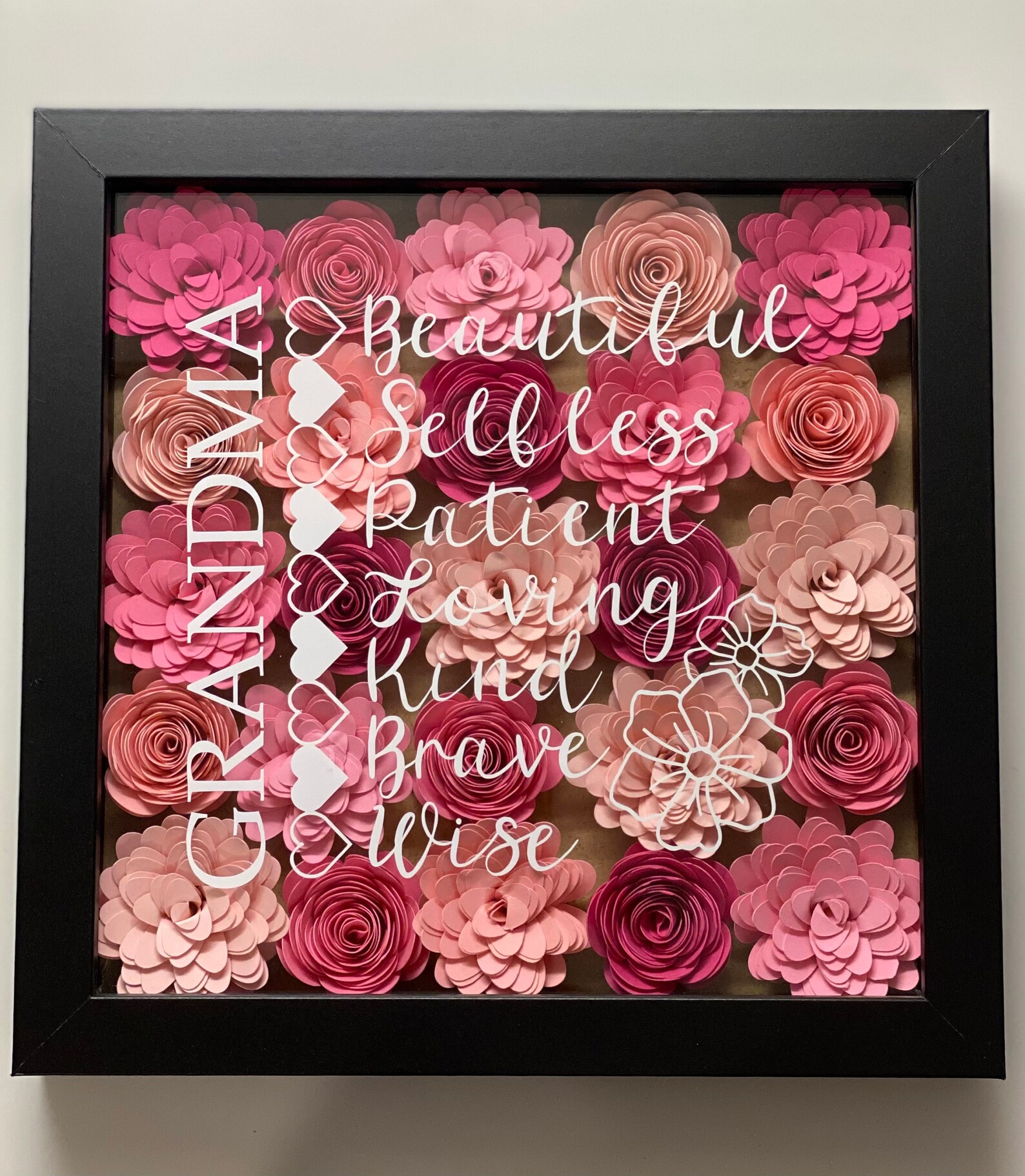 Mother's Day Gift Mother's Day Shadow Box Grandma | Etsy