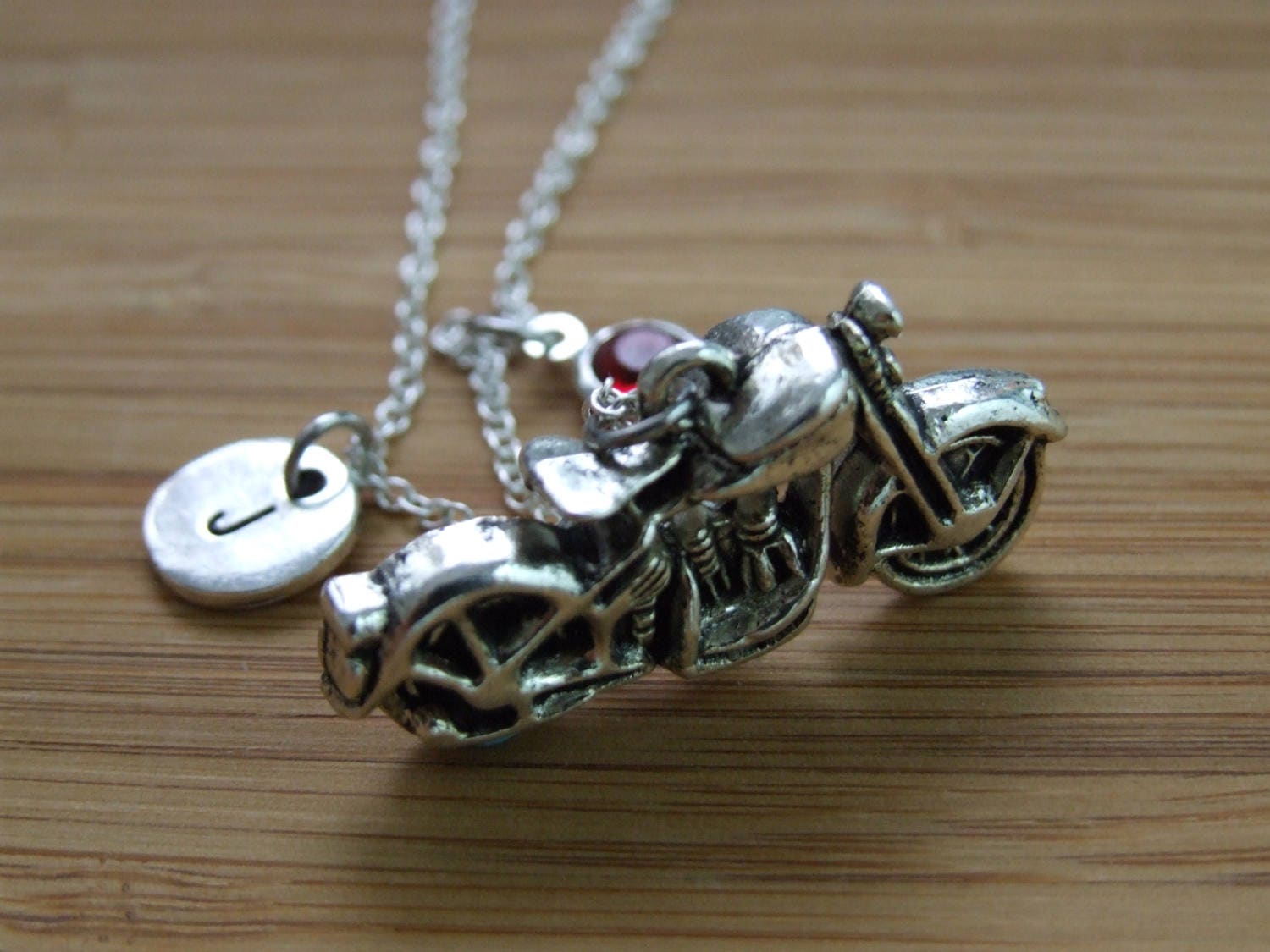 Bike Life, Motorcycle Necklace, Motorcycle Jewelry, Bike Initial ...