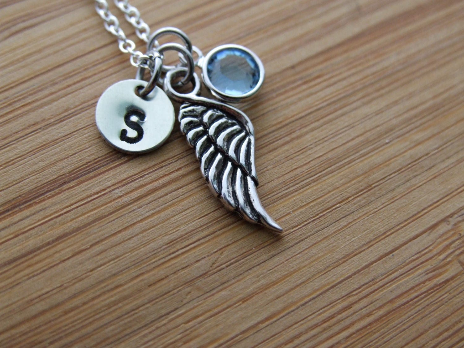 Collar de ala de ángel, collar angelical, joyería de ala de ángel ...