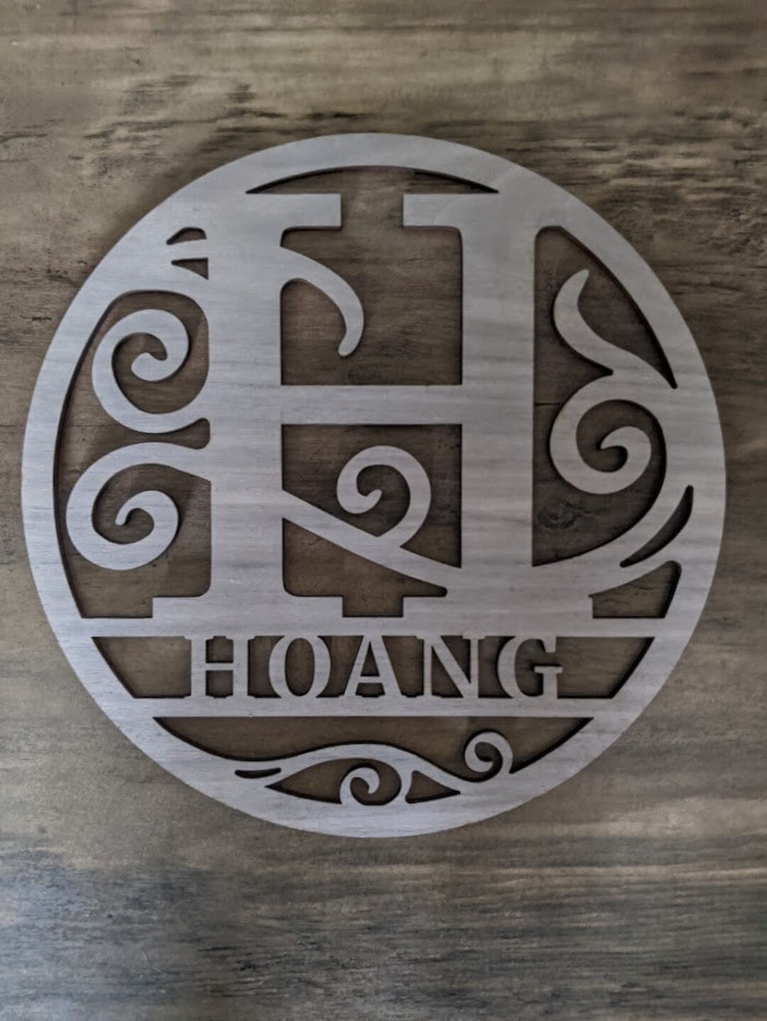 Personalized Monogram Wooden Sign / Placard - Homemade in Canada - Etsy