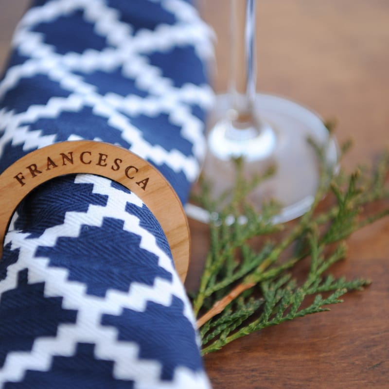 Custom Napkin Ring - Etsy