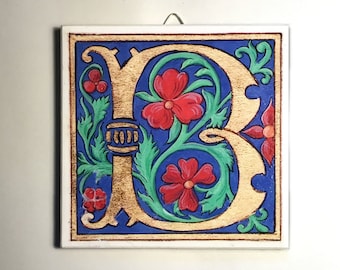 Ceramic Letter B | Etsy