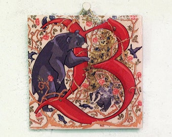 Ceramic Letter B | Etsy