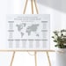 Custom Travel Seating Plan, Personalized Table Plan, Destination ...