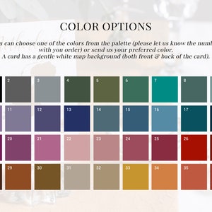 Travel Theme Table Cards, Personalized Two-sided Table Numbers, Custom ...