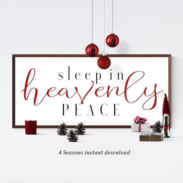 Sleep in Heavenly Peace Sign - Etsy