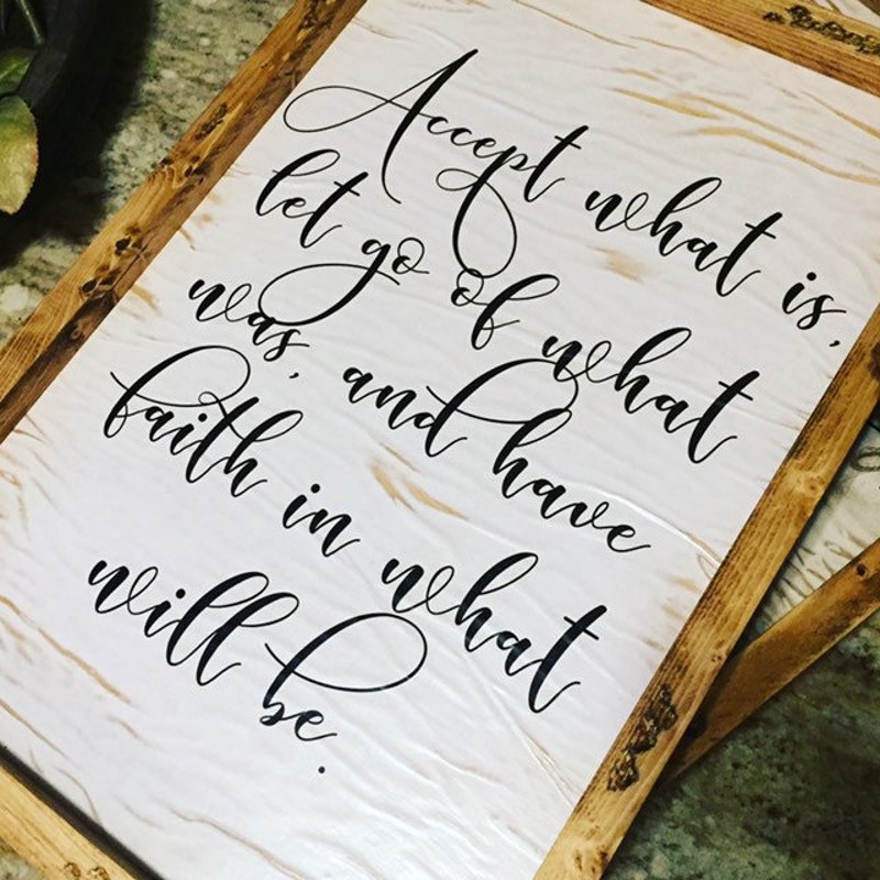 Accept What is Sign - Etsy