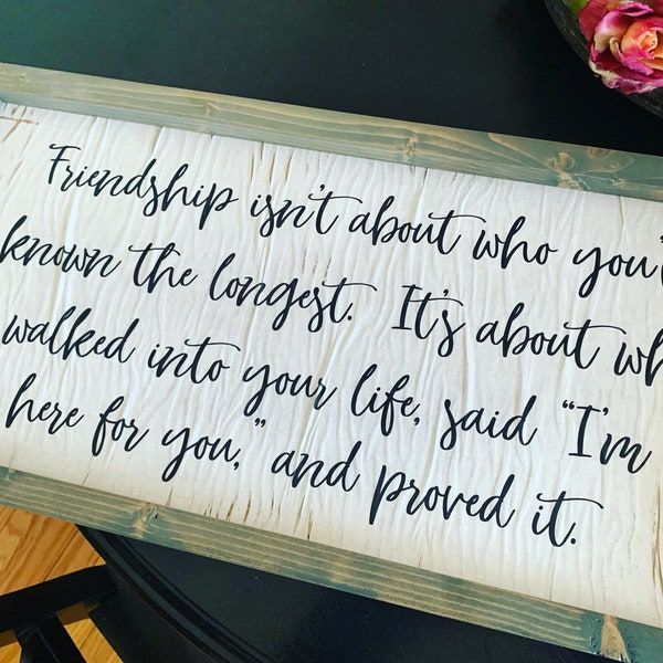 Friendship Sign - Etsy