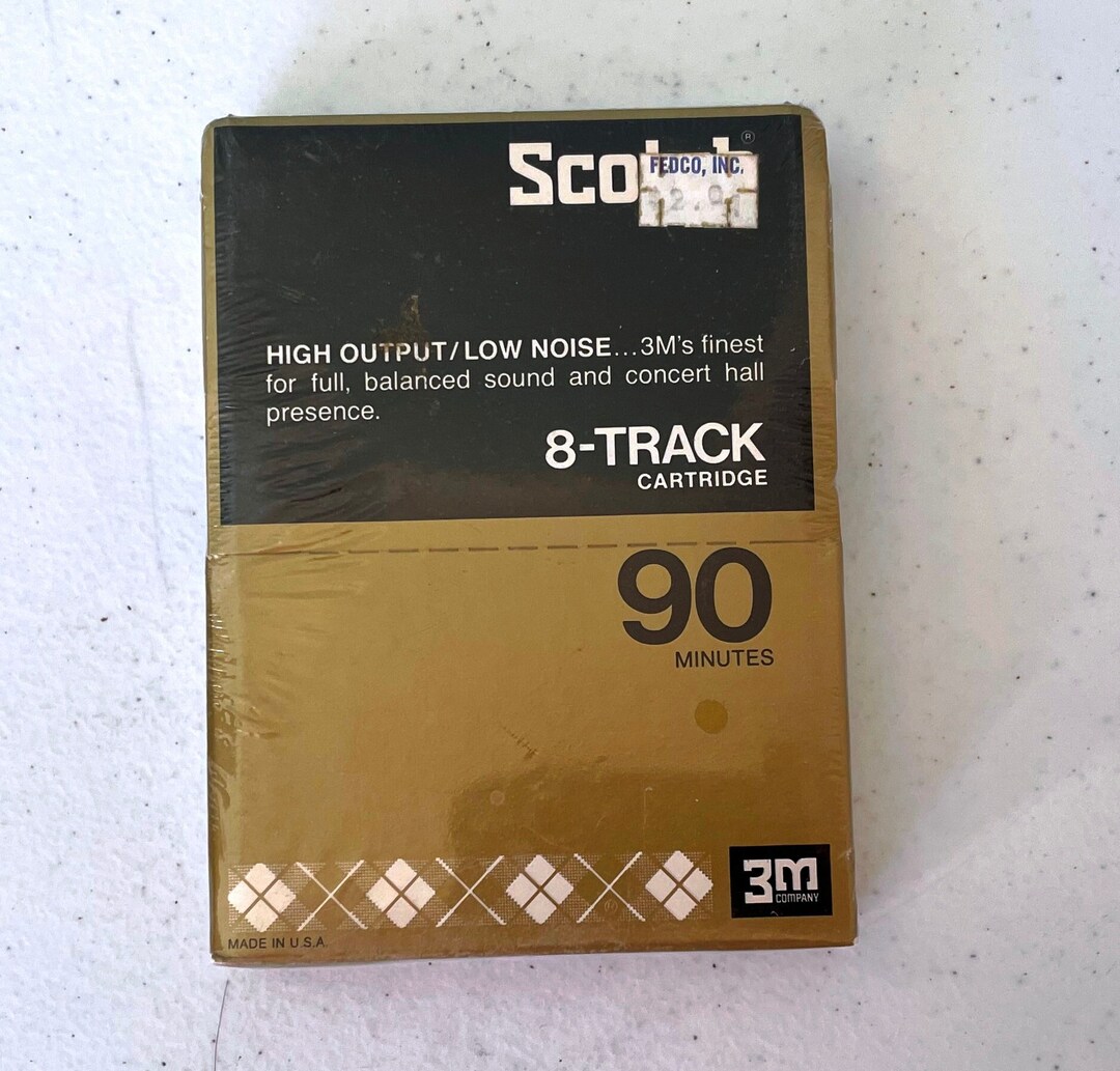 Vintage 1970's Scotch Blank 8 Track Cartridge, New Old Stock - Etsy