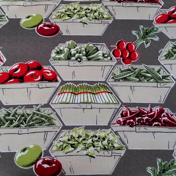 Retro Kitchen Fabric - Etsy