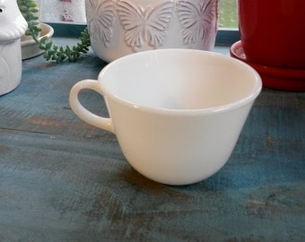 White Pyrex Cup - Etsy