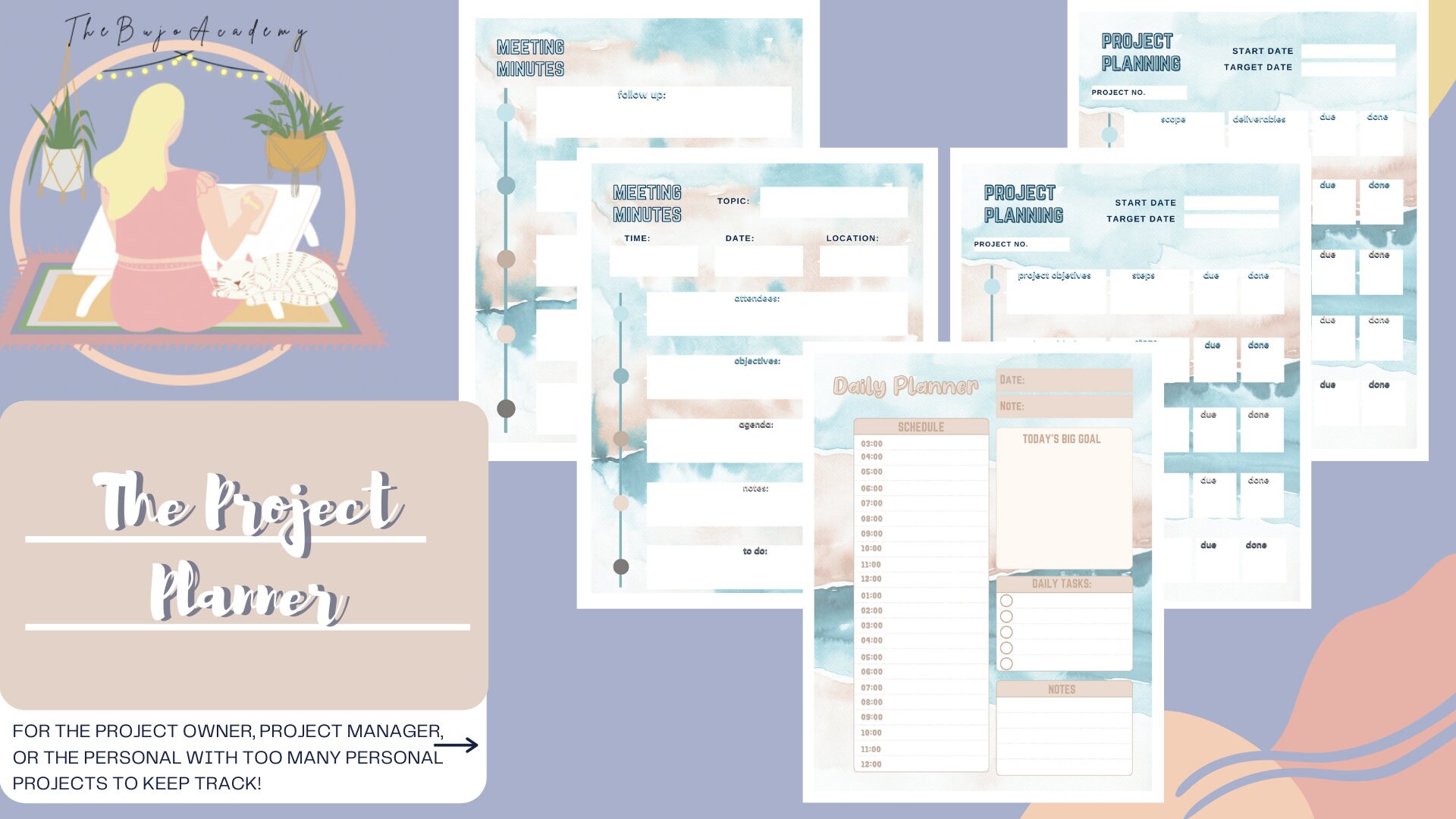 Digital Planner: the Project Planner for Project Managers - Etsy
