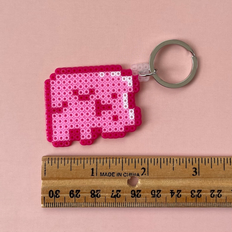 Gummy Bear Perler Bead Keychain - Etsy