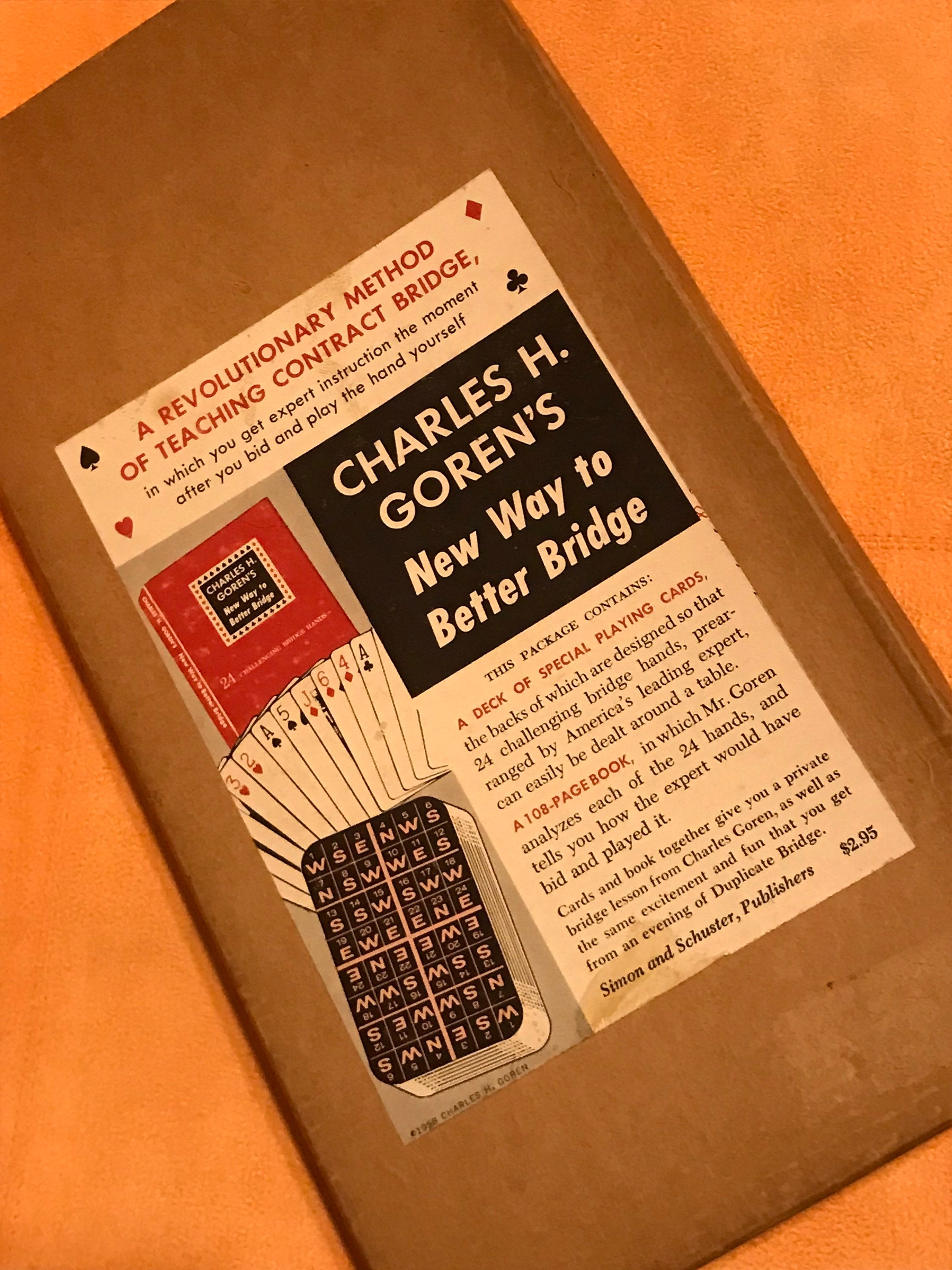 Boxed Beginner or Collector Gift Vintage Bridge Instruction Duplicate ...