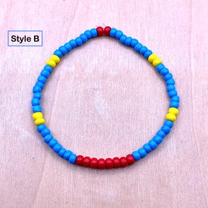 DR Congo Flag Bracelet | Congo Bead Bracelet | DR Congo Gift | DR Congo ...