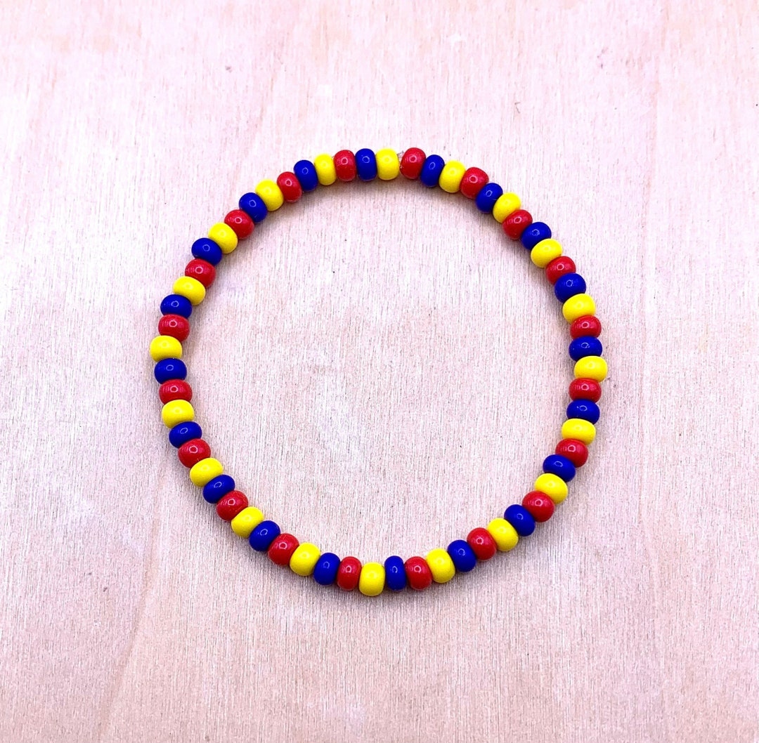 Colombia Flag Bracelet | Ecuador Flag Bracelet | Chad Flag Bracelet ...