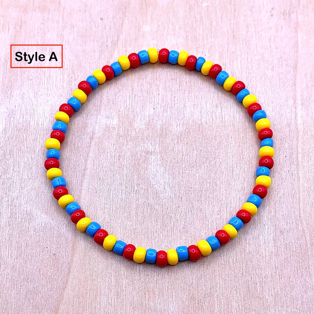 DR Congo Flag Bracelet | Congo Bead Bracelet | DR Congo Gift | DR Congo ...