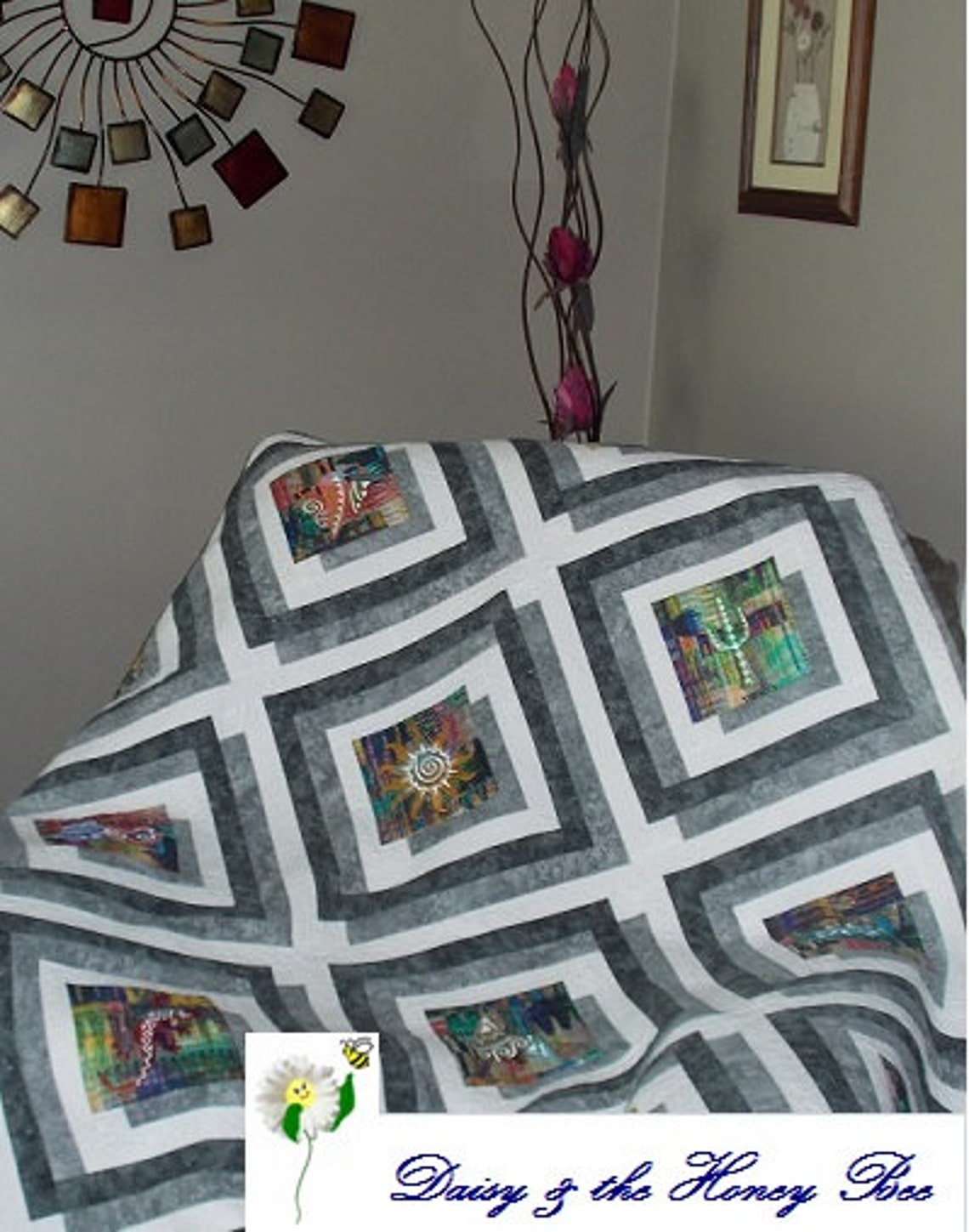 Quilt Pattern, Southwest Santa Fe Quilt Pattern PDF Daisy and the Honey ...