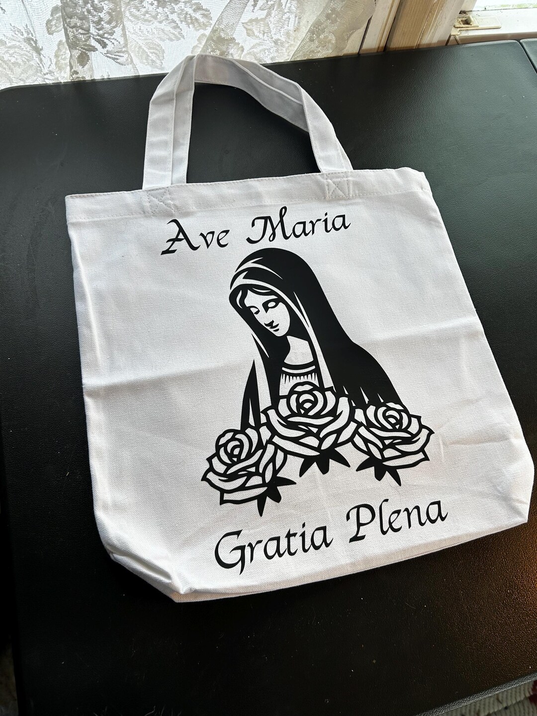 Catholic, Blessed Mother Tote, Mass Bag. - Etsy