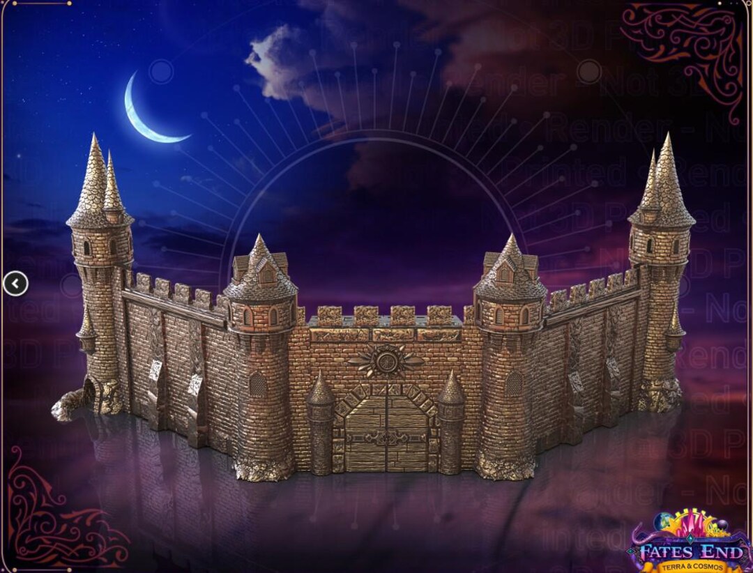 3D Printed Citadel Table Top Terrain Game Master Screen - Etsy