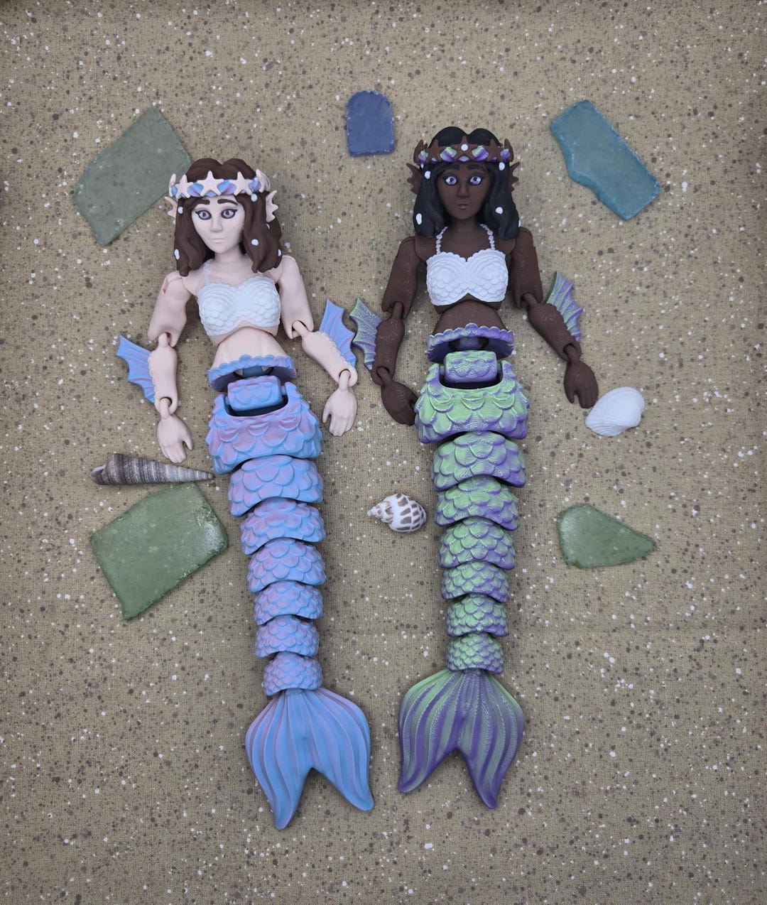 Articulated Mermaid Flexi – 3D Printed - Etsy