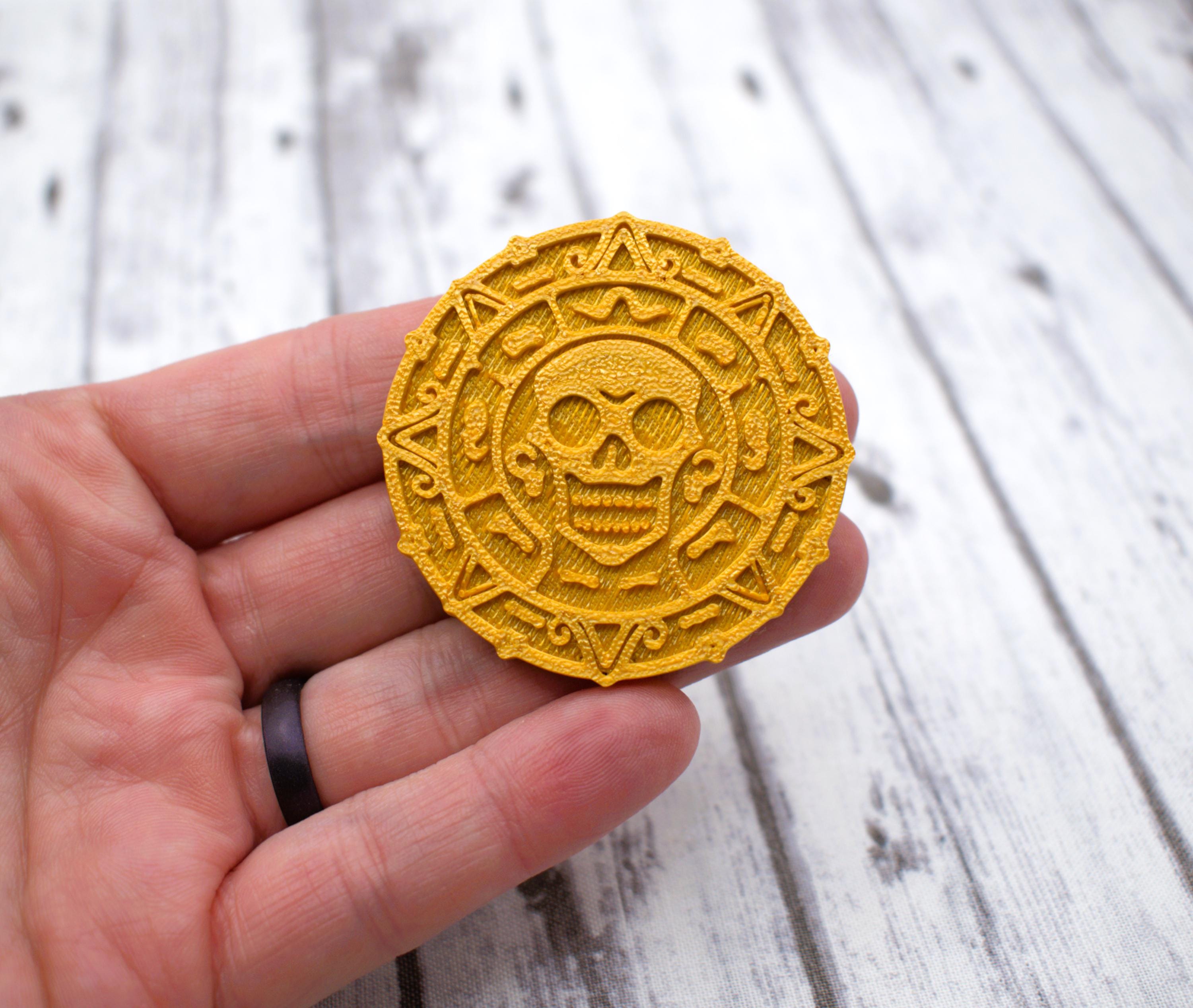 Gold Doubloons Pirate Treasure - 3D Printed - Etsy